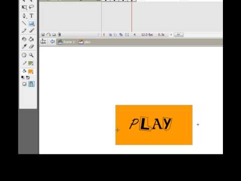 How to Make a Play Button in Macromedia/Adobe Flash: Voice Narrated - YouTube