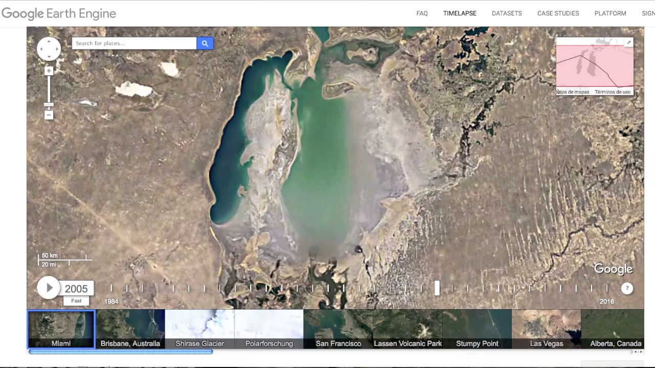 Time Lapse Mar de Aral Uzbekistan WM - YouTube