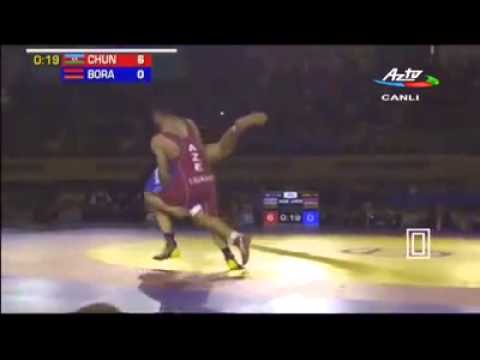 Güləşçimiz Rəsul Cunayev & Erməni qorxaqı