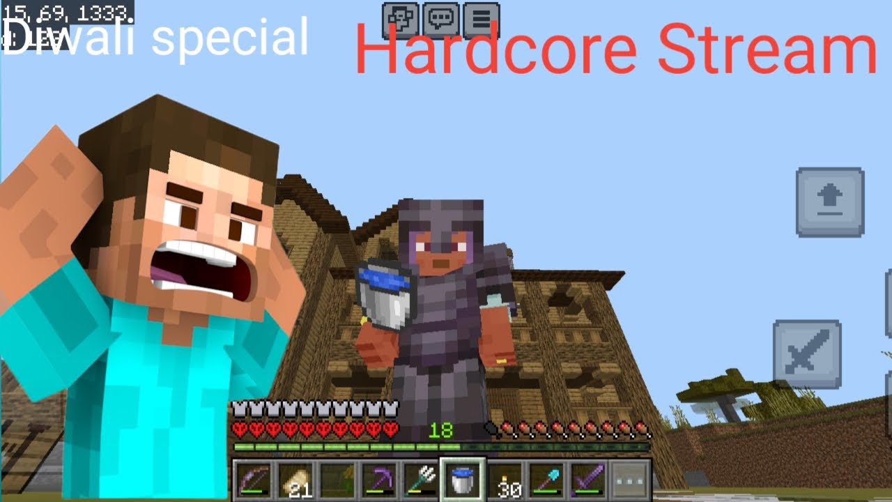 Minecraft Hardcore Stream Day 1 - YouTube