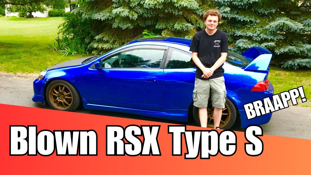 Supercharged Acura RSX Type S: Walk Around, Exhaust, Engine! - YouTube