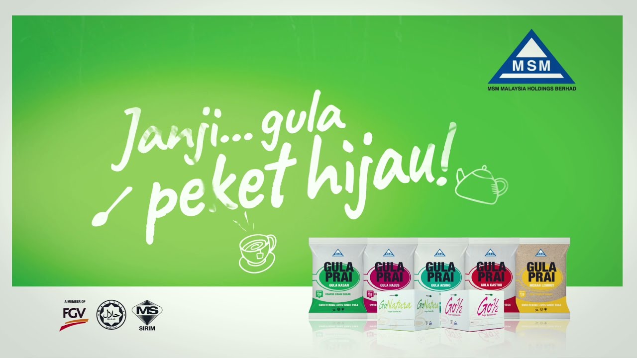 IKLAN MERDEKA GULA PRAI | 57 TAHUN BERKONGSI KEMANISAN - YouTube