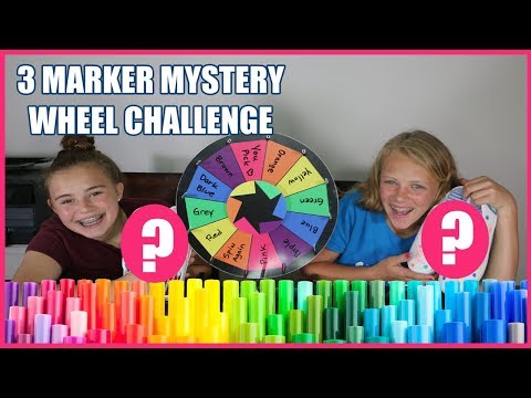 MYSTERY WHEEL 3 Marker Shoe Challenge
