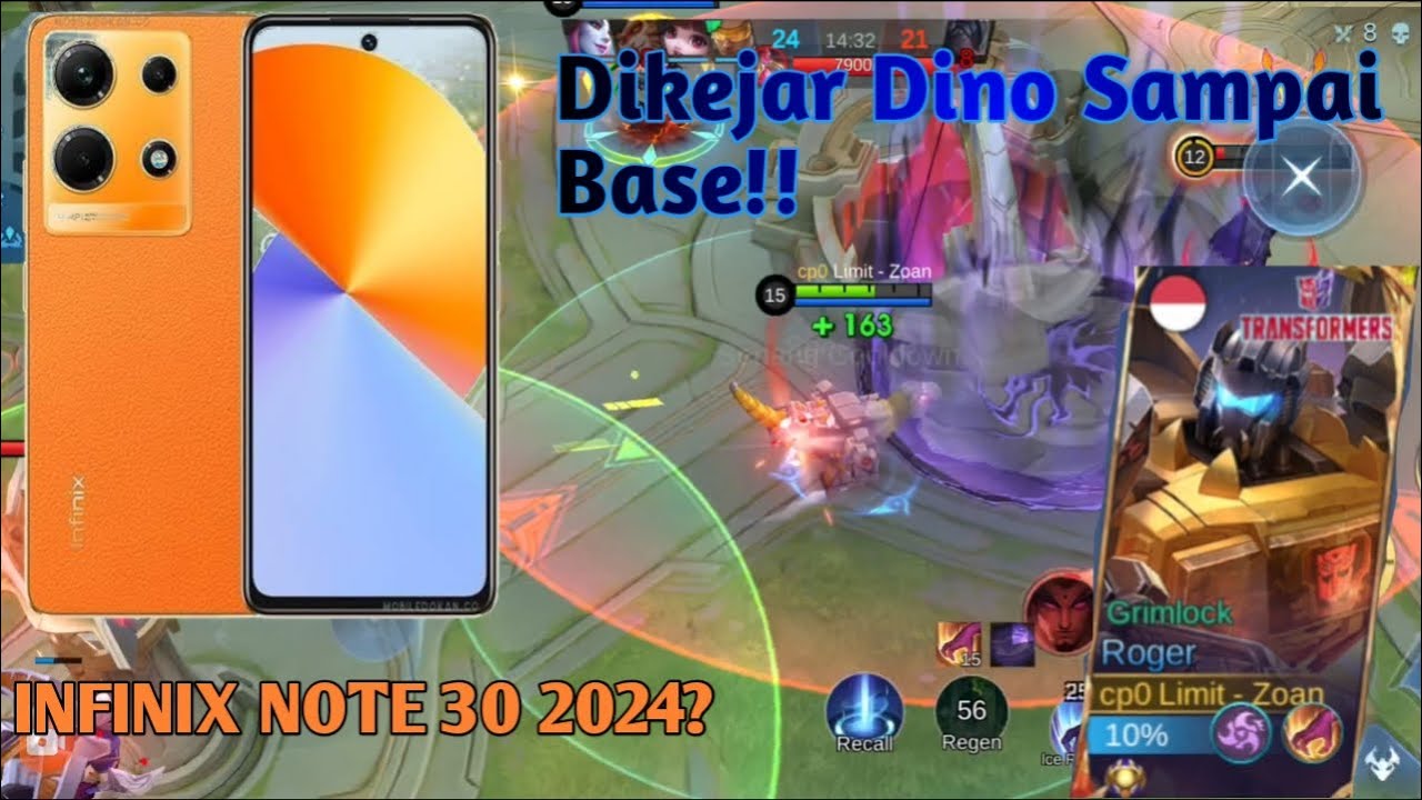 INFINIX NOTE 30 In 2024? | Mobile Legends Gameplay Road to Mythical ...
