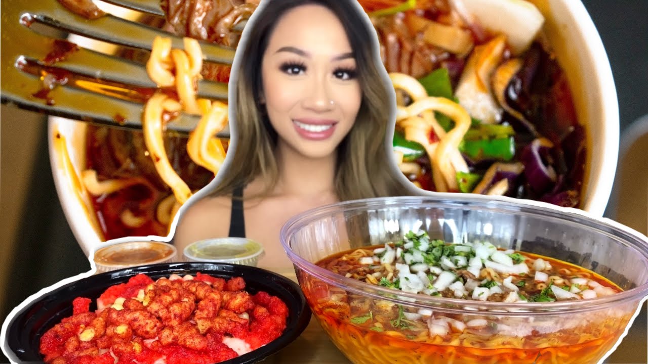 BIRRIA RAMEN | HOT CHEETOS ESQUITES MUKBANG EATING SHOW - YouTube