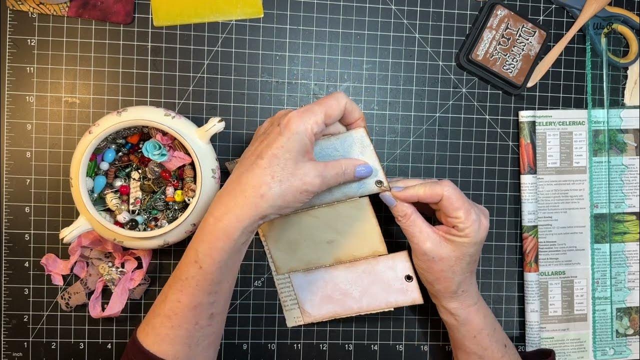 Scrappy Saturday! - Page Edge Pockets & New Idea Journal! - YouTube