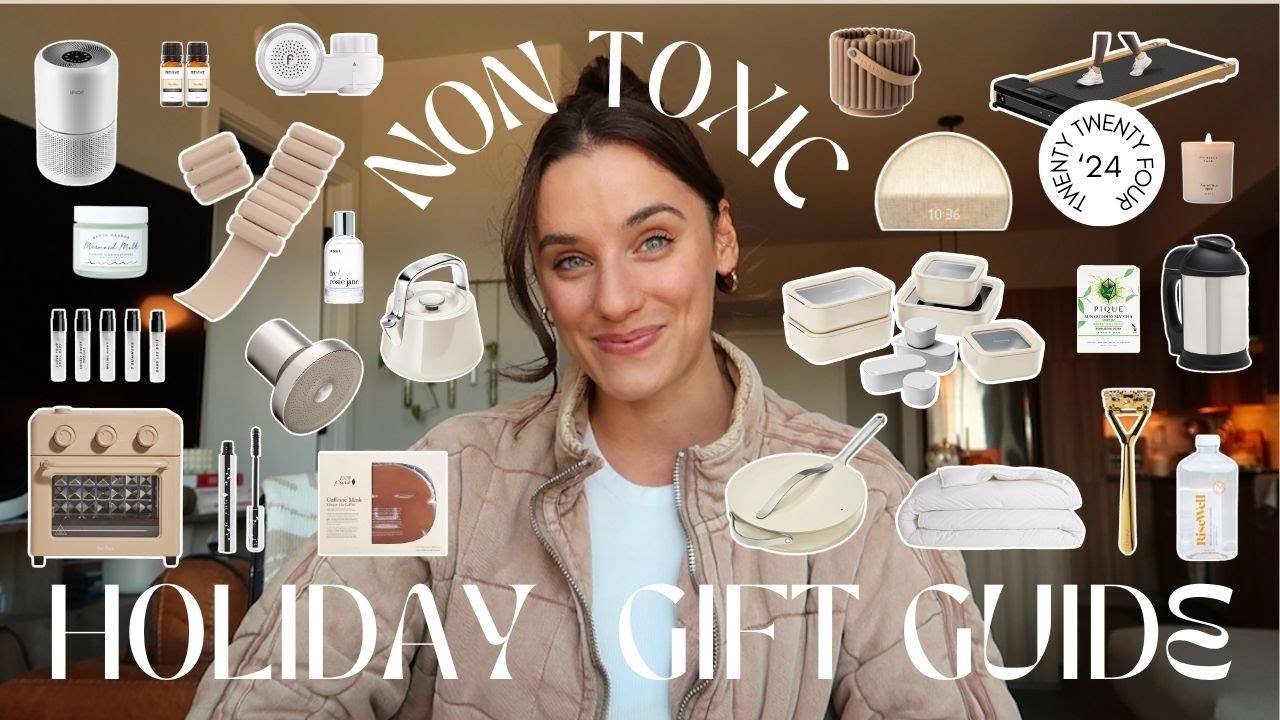 NON TOXIC HOLIDAY GIFT GUIDE 🤍 non toxic gift ideas, non toxic skincare ...