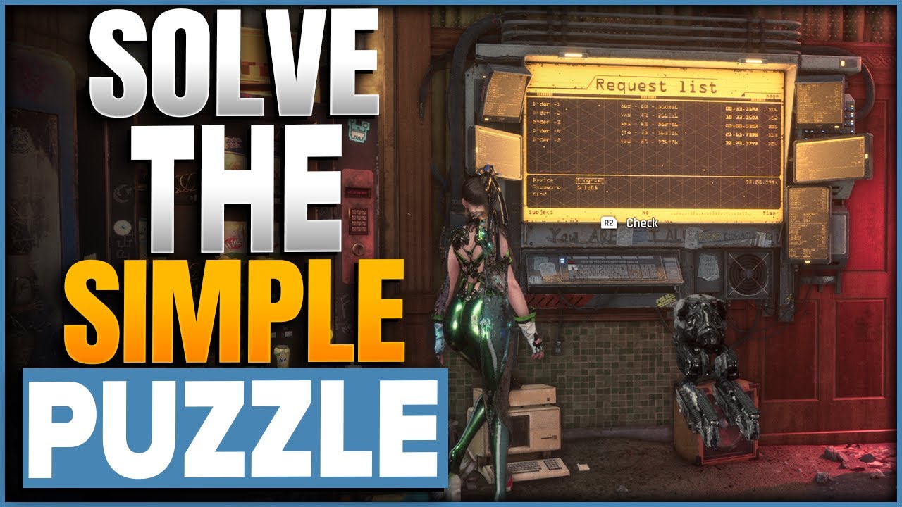 How To Solve A Simple Puzzle In Stellar Blade - YouTube