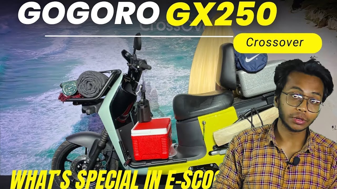 🔥भारत में Launch हुआ सबसे Premium Electric Scooter With SUBSIDY🔥Gogoro Crossover GX250🔥 - YouTube