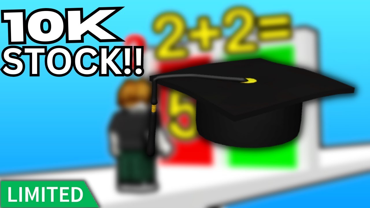 LIMITED UGC ITEM! How to get TRENDY SCHOOL GRADUATION HAT in MATH WALK ...