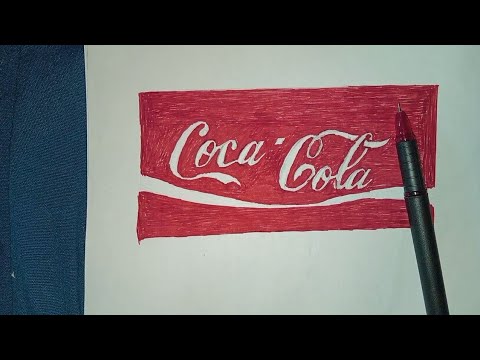 How To Draw Coca Cola logo|Drawing By Jayanta Debbarma| - YouTube