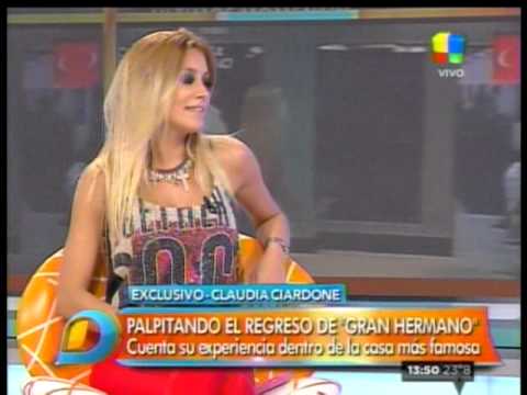 Claudia Ciardone en Intrusos adelanta GH 2015 - YouTube