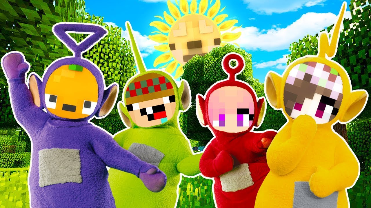 🤩NOS CONVERTIMOS EN TELETUBBIES 😱MINECRAFT😜 - YouTube