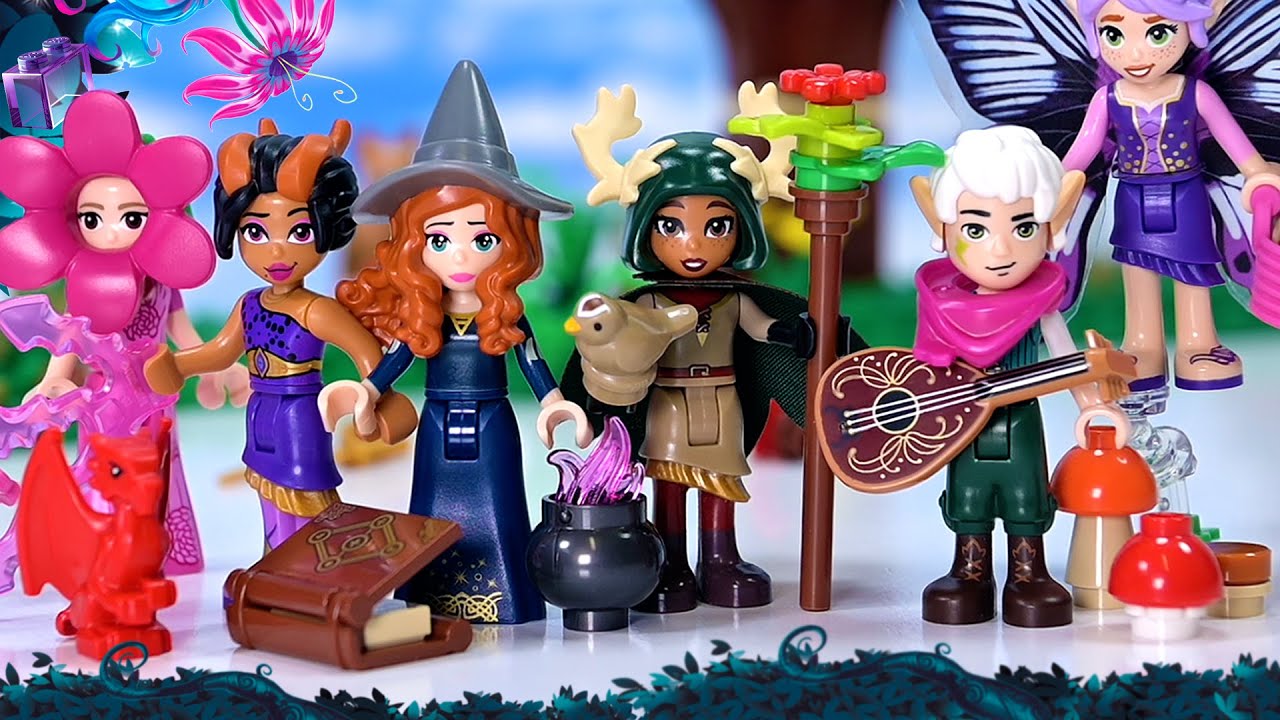I made some fey forest folk out of D&D LEGO blind box minifigures - YouTube