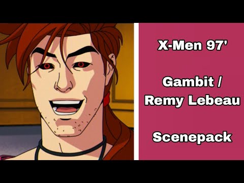 X-Men '97 Gambit Clips For Edits - YouTube
