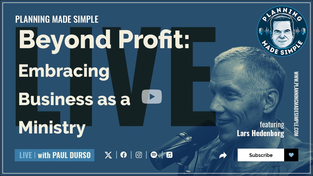 Beyond Profit: Embracing Business as a Ministry (Planning Made Simple ...