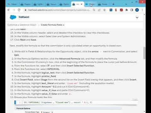 Create Formula Fields - YouTube