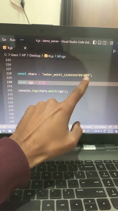 Javascript regular expressions part 4 - YouTube