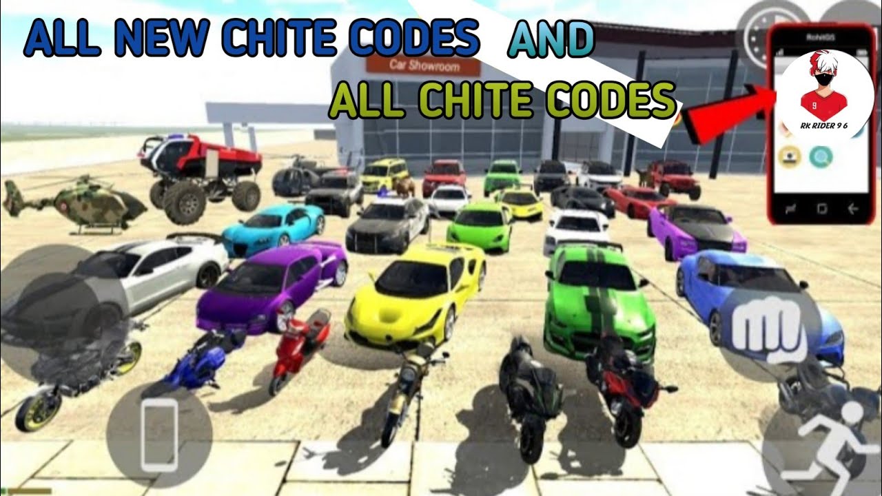 All New Chite Codes 🎉||And All Chite Codes 🤩||In Indian Bike Driving 3D ...