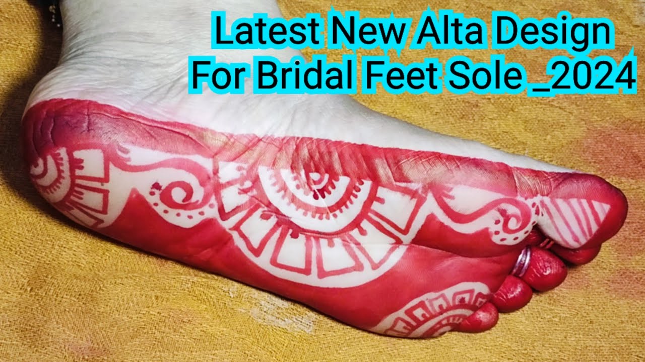 New Style Alta Design For Feet Sole👣 #FeetaltaDesign2024 # ...