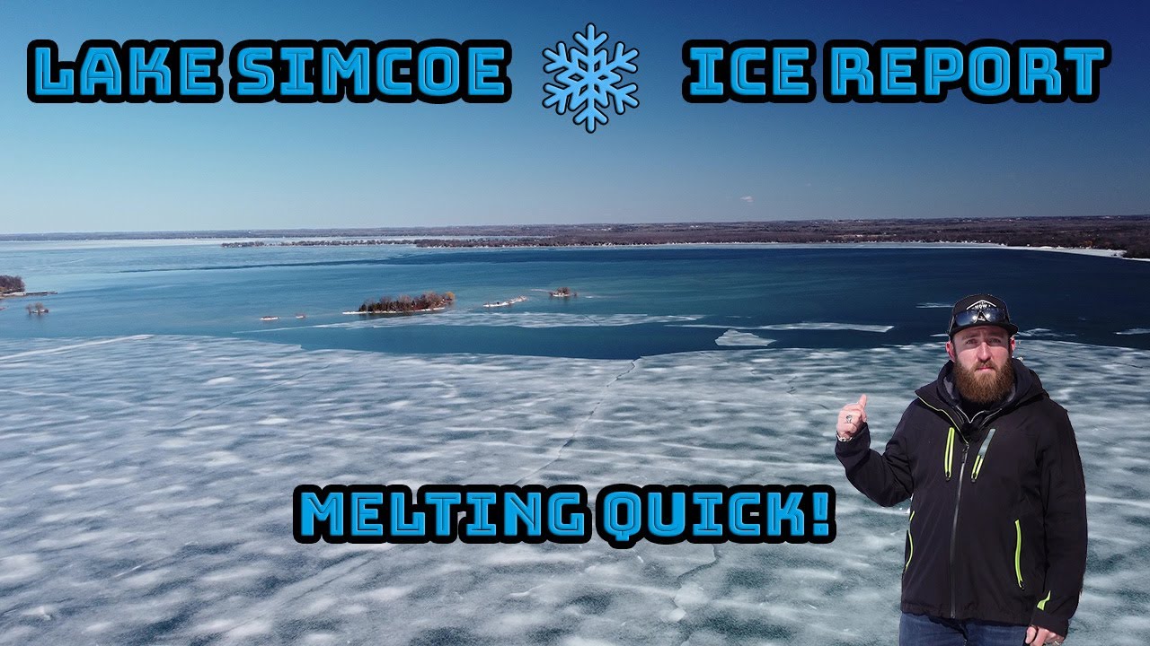 Lake Simcoe Ice Report April 2 2023 - YouTube