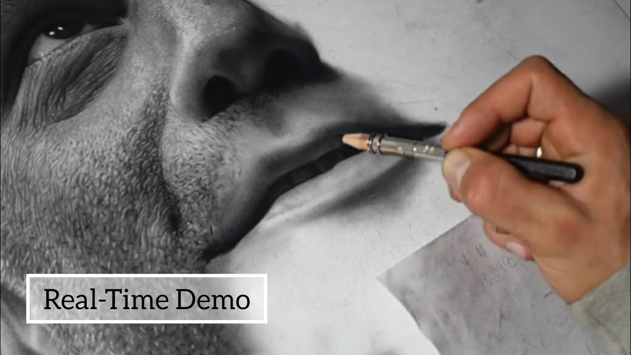 Drawing Joe Rogan's Mouth | Real-Time Demo - YouTube