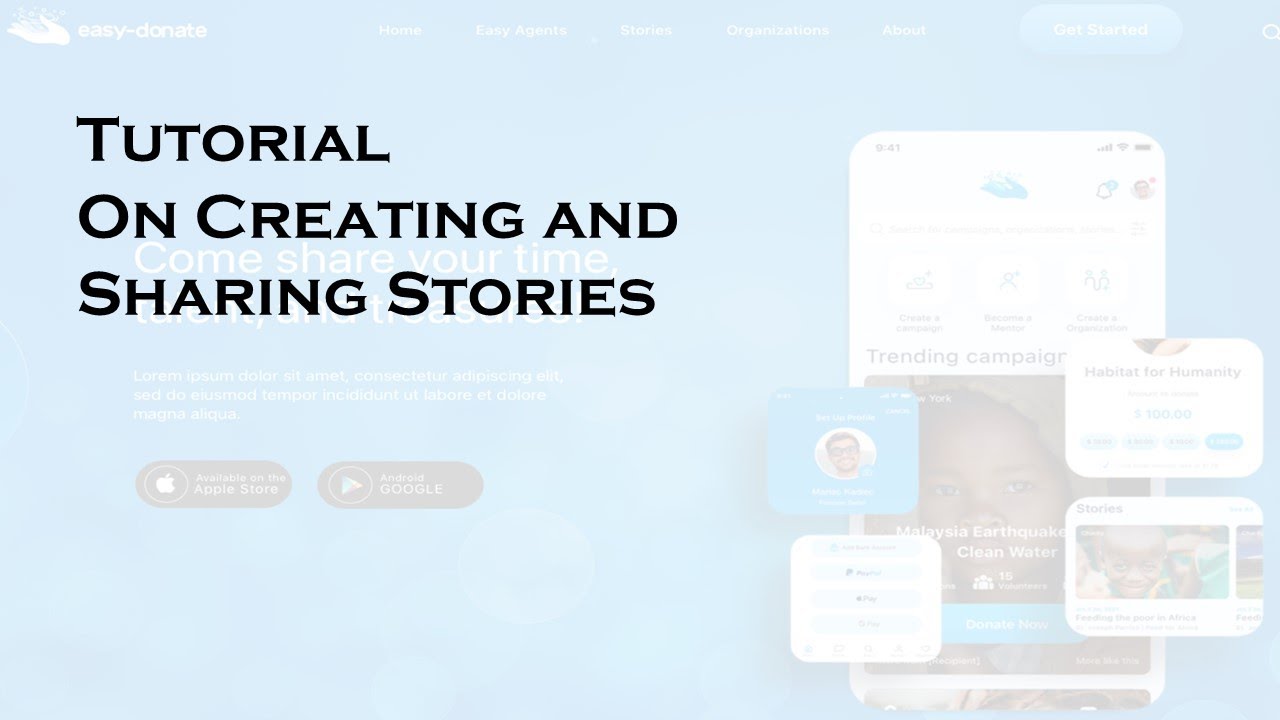 Tutorial on Creating and Sharing Stories - YouTube