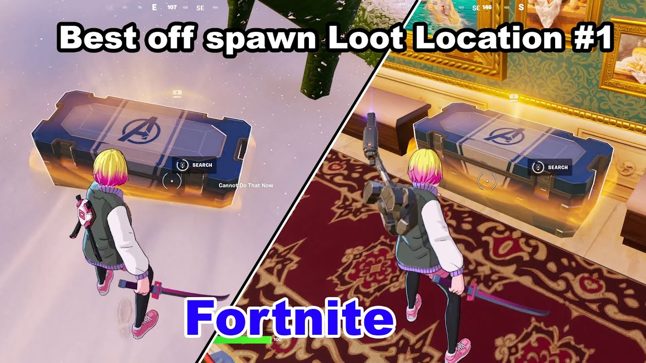 How to Find All the Avenger Chests in Fortnite part#1 (Grand Glaciar ...