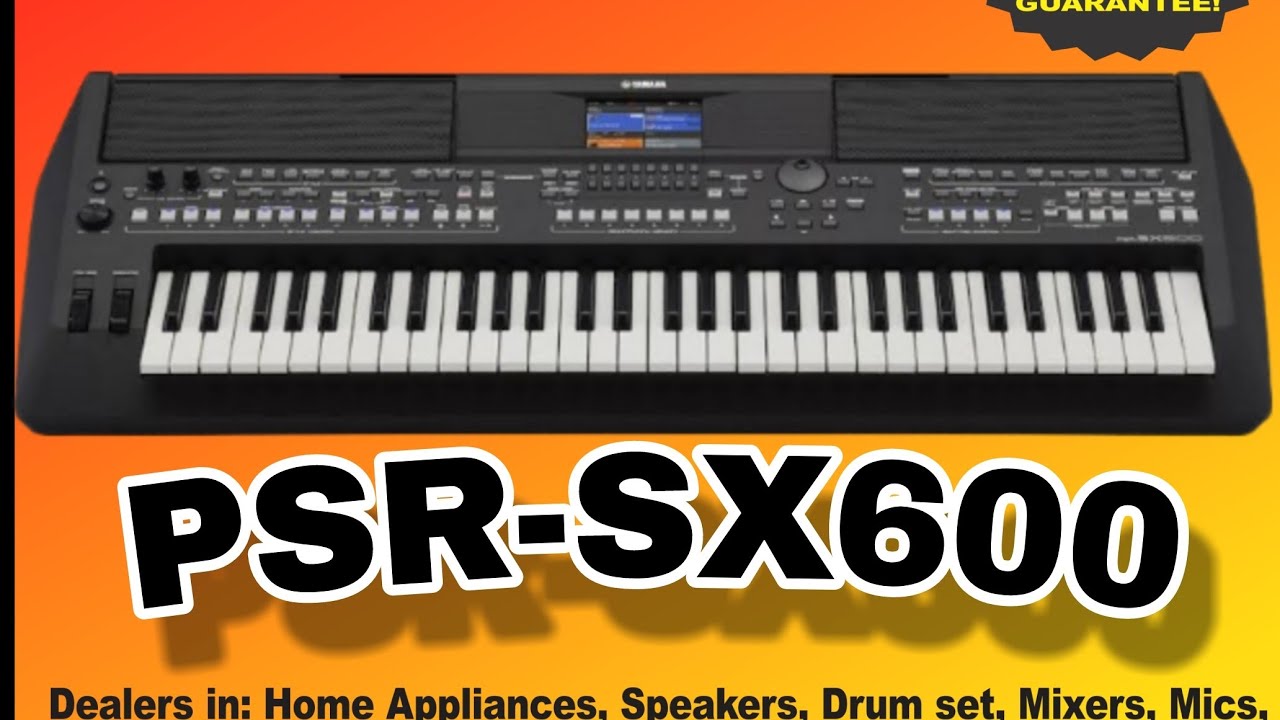 Yamaha PSR-SX600 Keyboard - Review & Demo - YouTube