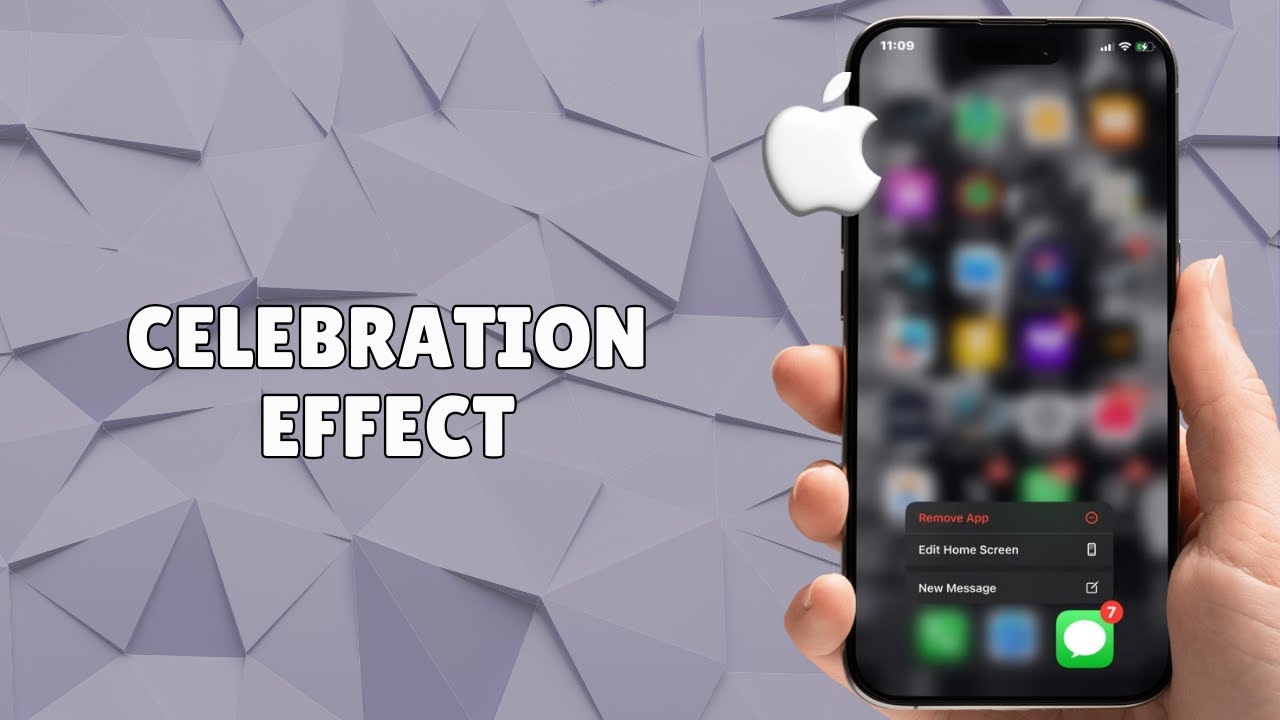 How To Send Messages with Celebration Effect On iPhone - YouTube