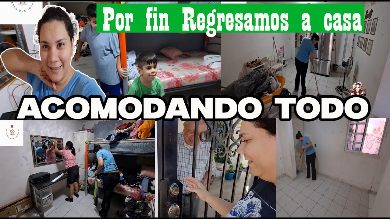 Por fin terminaron la casa😊 Vlog Regreso a casa🎀Acomodando Muebles la ...