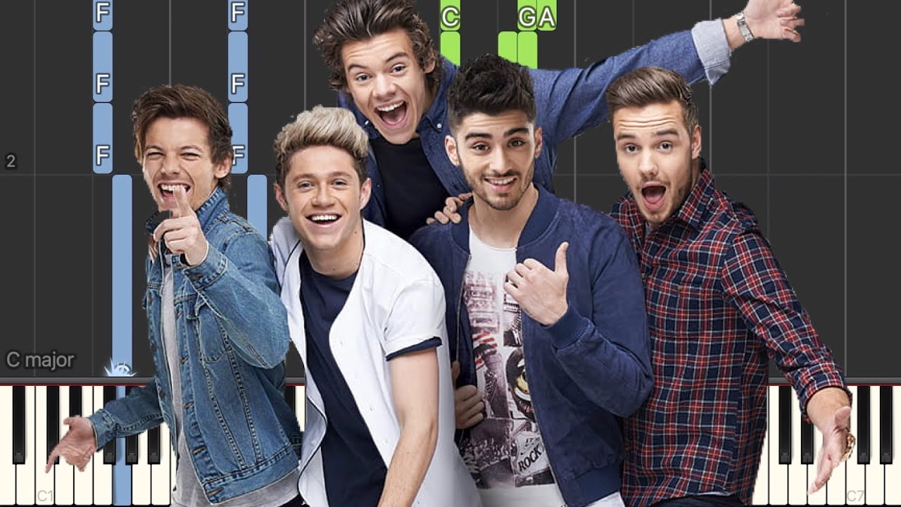 One Direction - 'Clouds' - Piano Tutorial - YouTube