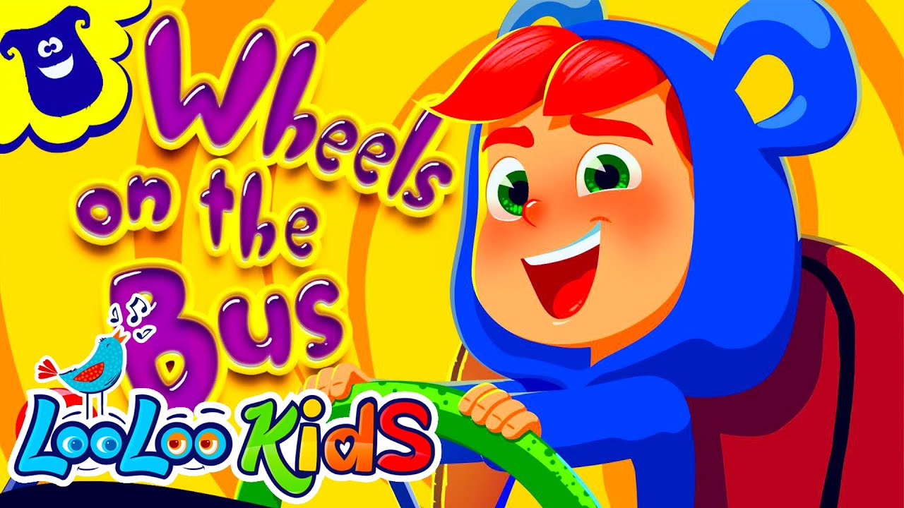Wheels on the Bus on REPEAT 30 minutes | more Children Music and Sing ...