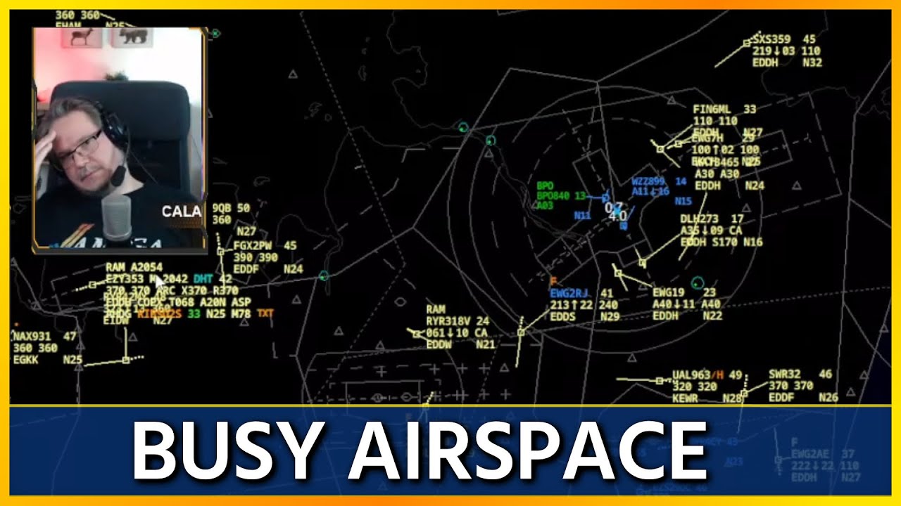 Practicing Anger Management on busy Vatsim ATC Center - YouTube