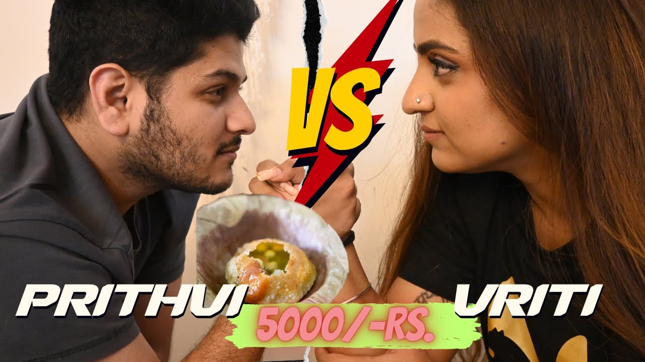 Golgappa challenge for 5000 Rs with my brother | Tasty Tuesday | Vriti ...