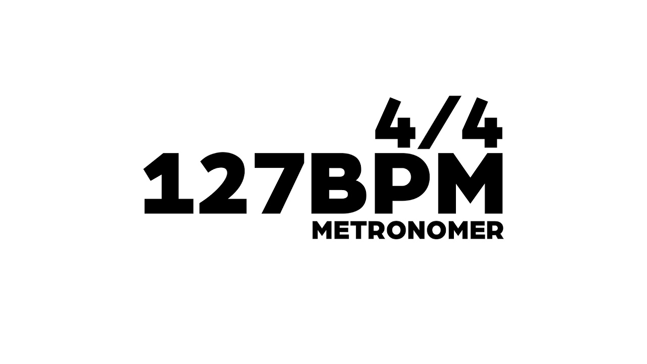 127 BPM Metronome - YouTube