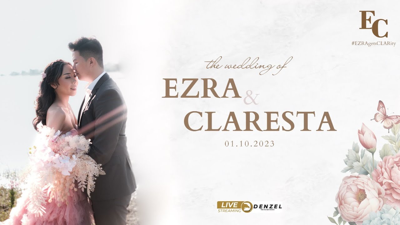 THE WEDDING OF EZRA ERLANGGA & CLARESTA CONSTANTINE - YouTube