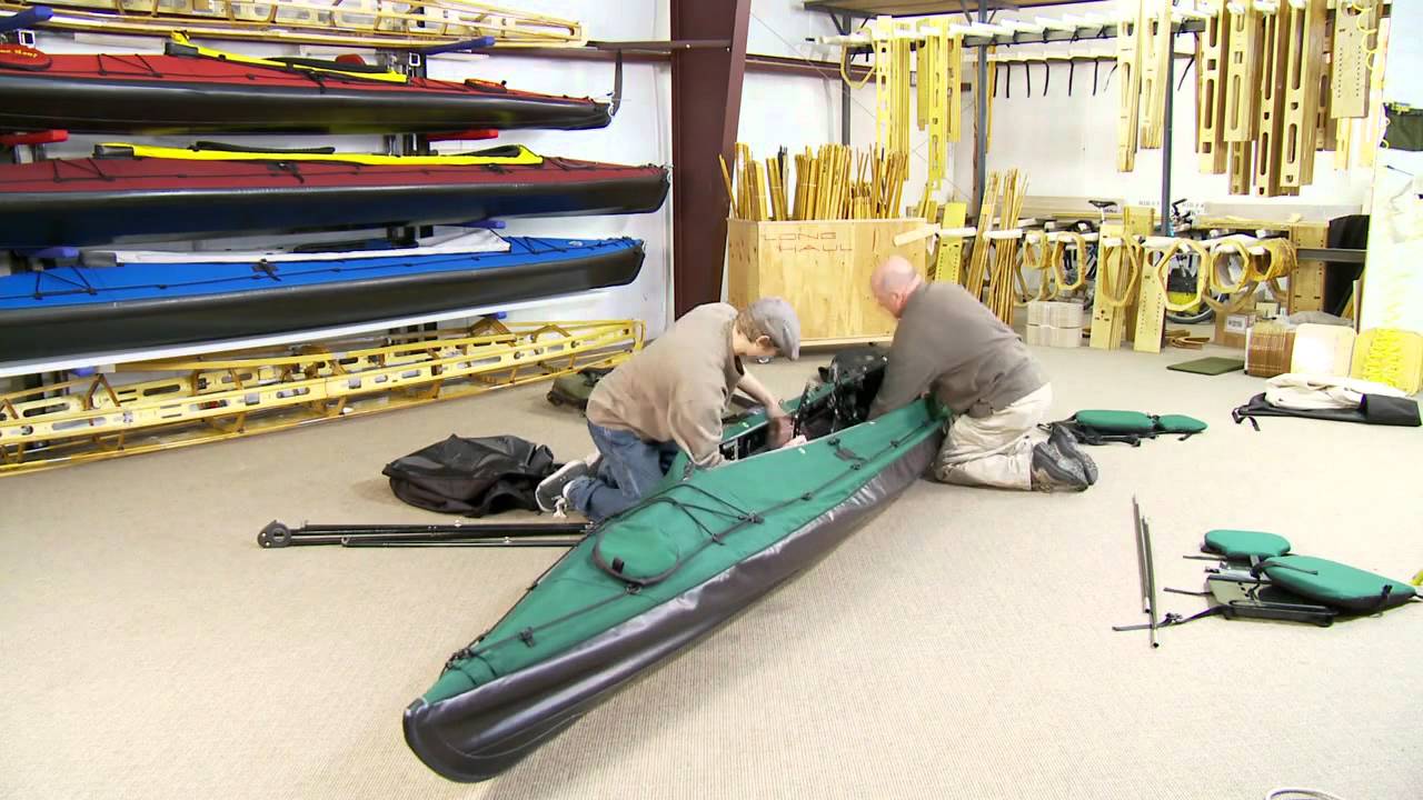 Long Haul Folding Kayaks.Mk.II Commando Speed Assembly - YouTube