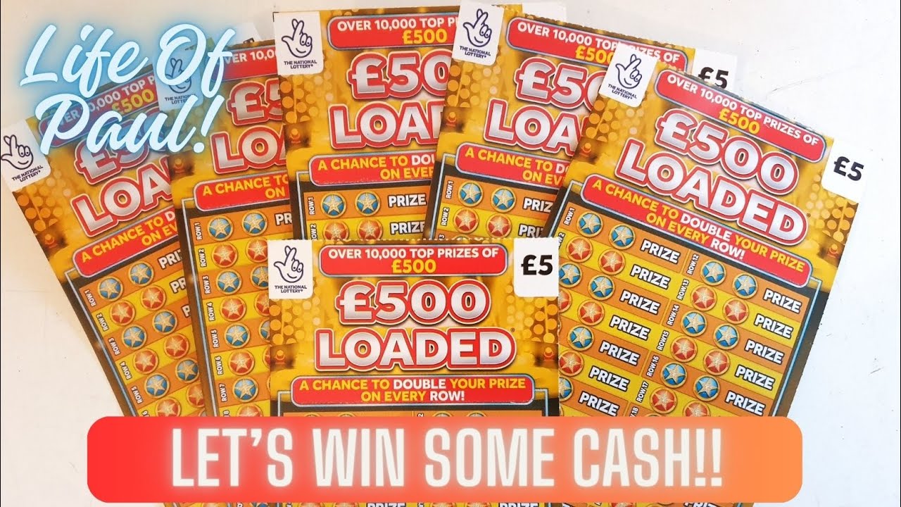 £5 Lottery Scratch Cards. £30 of £500 Loaded scratch cards scratched ...