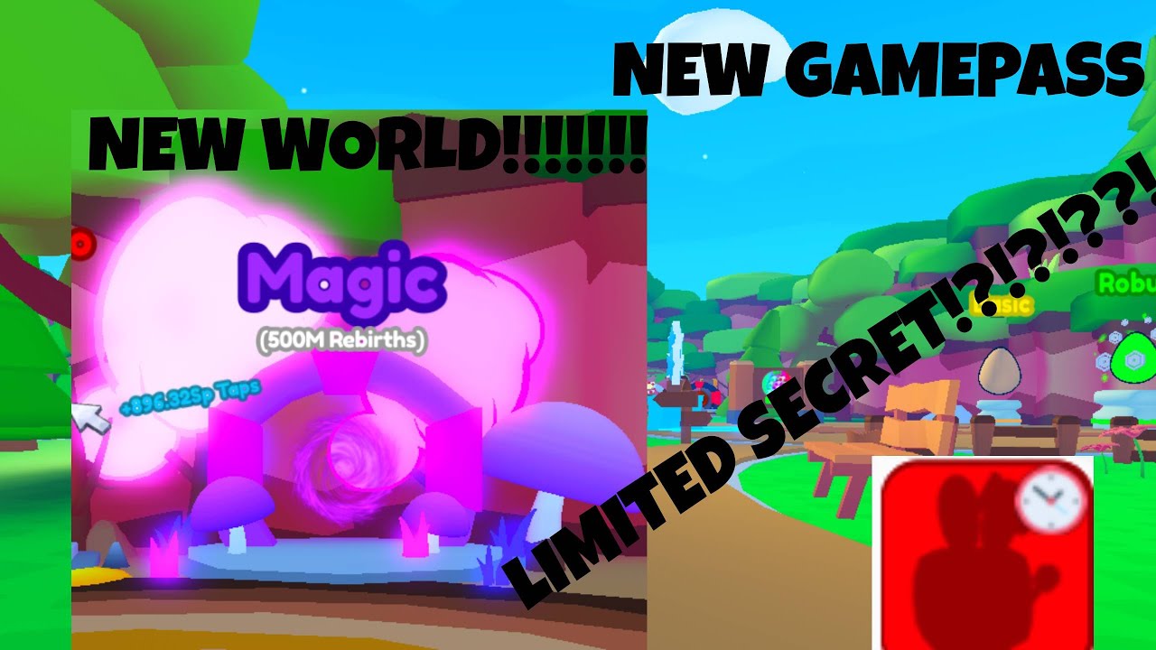 Tapping Masters Update IS INSANE! (MAGICWORLD) + Exclusive egg - YouTube