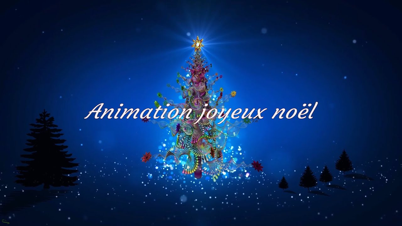 Animation joyeux noël vidéo artistique - YouTube
