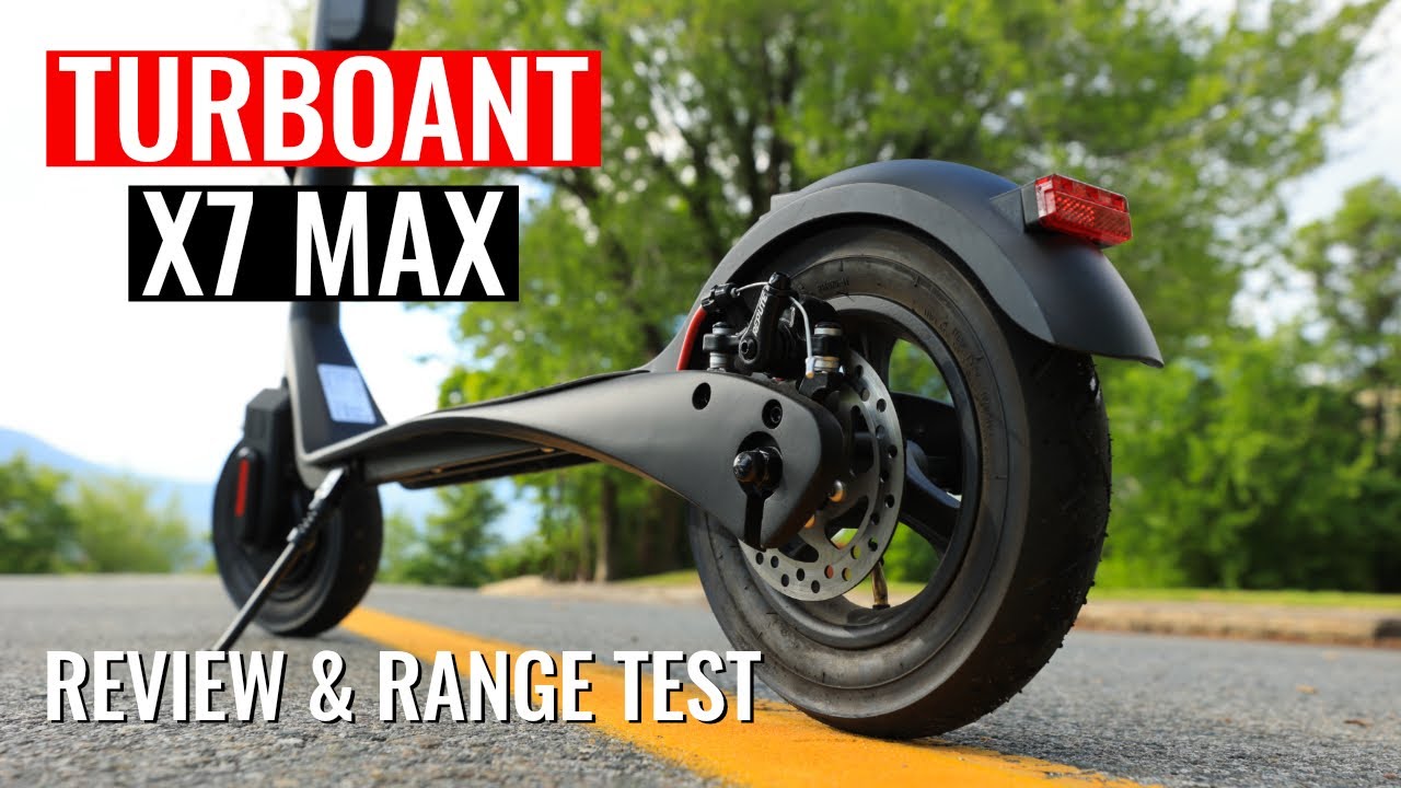 TurboAnt X7 Max Electric Scooter - Real-World Review & Range Test - YouTube