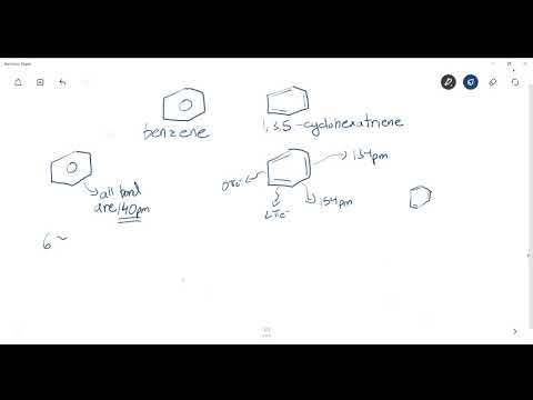 Benzene vs 1,3,5 cyclohexatriene - YouTube