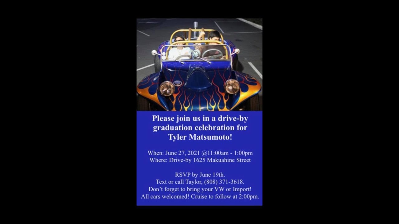 Tyler Drive-by Graduation Celebration and Rollout 062721 - YouTube