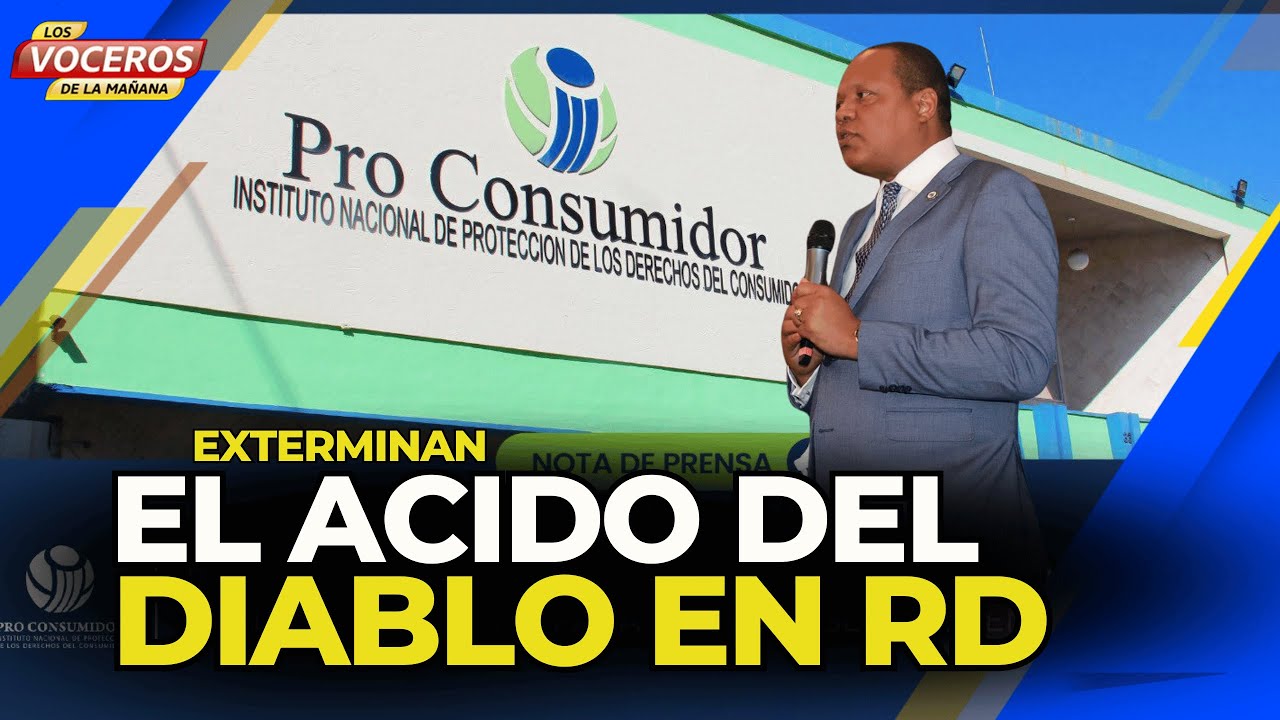 EXTERMINAN EL ACIDO DEL DIABLO EN LA REPUBLICA DOMINICANA - YouTube