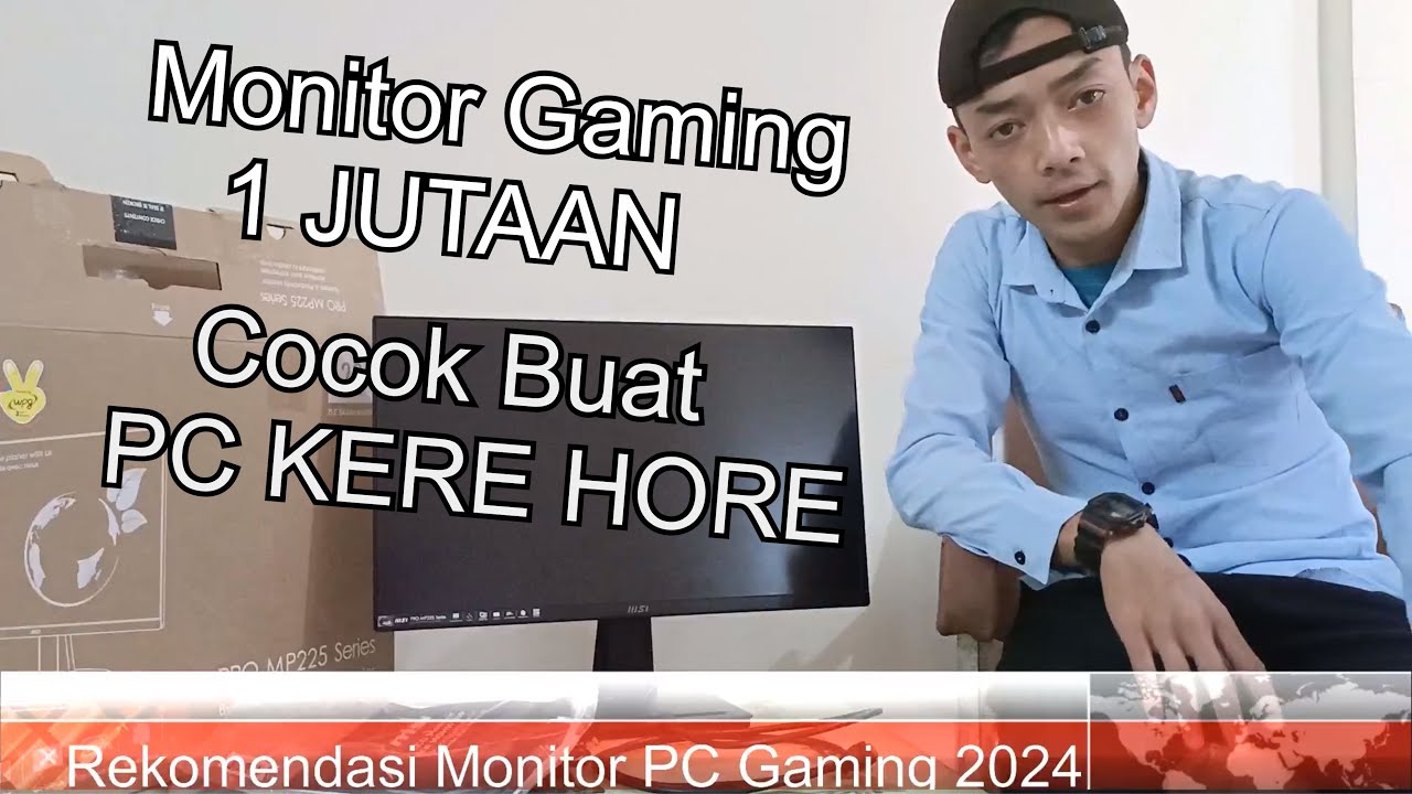 Rekomendasi Layar Monitor PC Gaming 1 Jutaan || MSI PRO MP 225 - YouTube