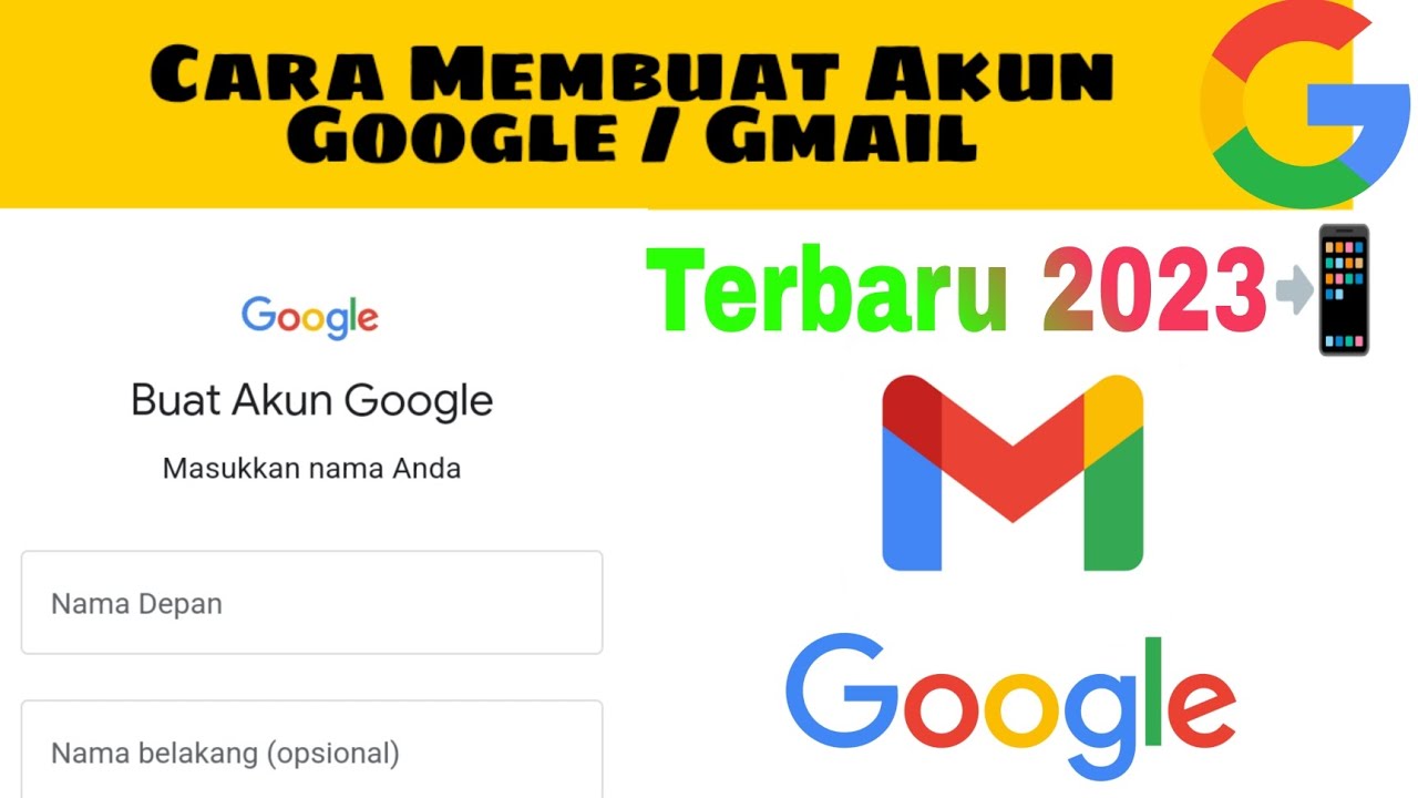 Cara membuat akun google / Gmail terbaru diandroid #google # ...
