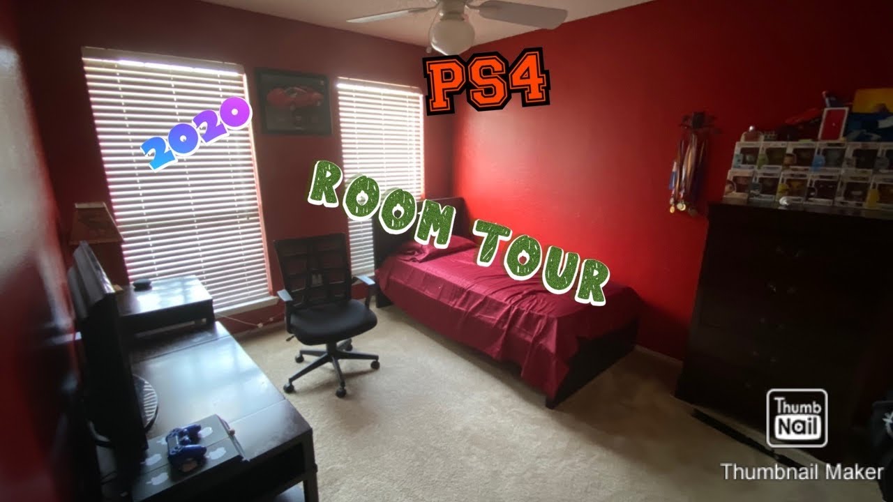 2020 PS4 Gaming setup and Room Tour - YouTube