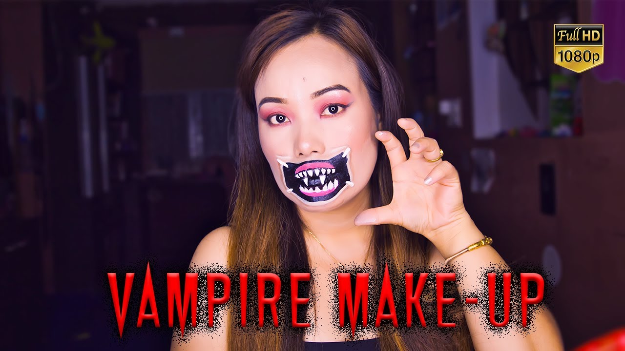 Vampire Simple Make Up - YouTube