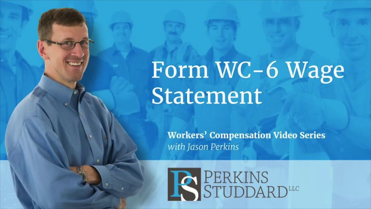 Form WC-6: Wage Statement - YouTube